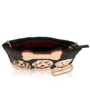 MARY FRANCES ACCESSORIES Pawsome Crossbody Handbag
