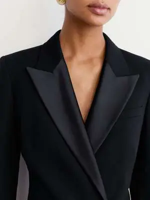 REISS Annika Double-breasted Tuxedo Mini Dress