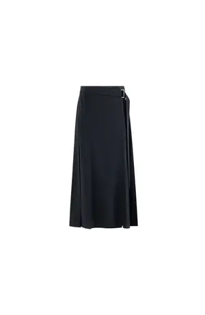 Brunello Cucinelli Tropical Luxury Wool Kilt Skirt