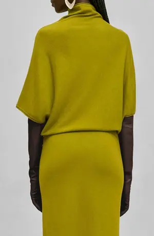 Cult Gaia Azalea Funnel Neck Knit Top