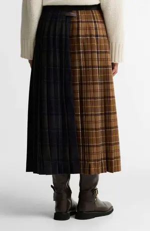 Barbour Hazelwood Plaid Midi Skirt