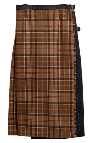 Barbour Hazelwood Plaid Midi Skirt