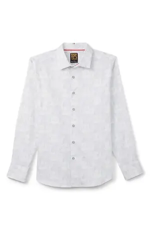 Robert Graham Victory Mode Long Sleeve Stretch Cotton Button Up Shirt