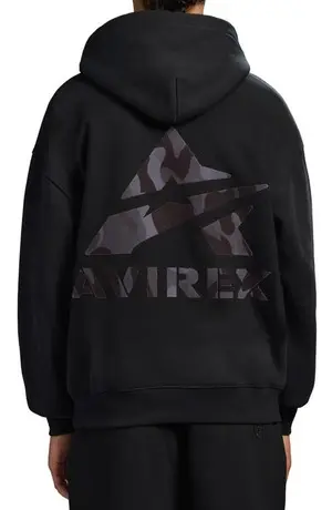 AVIREX Camo Big 'a' Oversize Hoodie