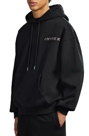 AVIREX Camo Big 'a' Oversize Hoodie