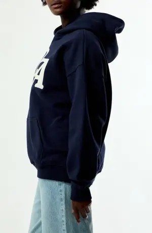 PACSUN La Oversize Cotton Blend Hoodie