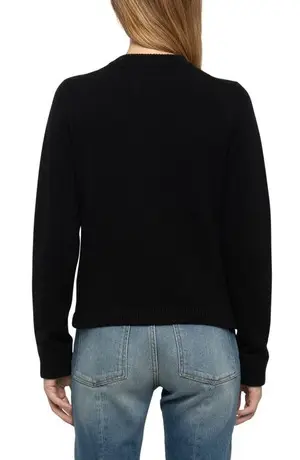 Zadig&Voltaire Marcya Crystal Star Button Cashmere Cardigan