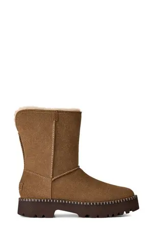UGG Uptowner Genuine Shearling Boot - Light Bronze