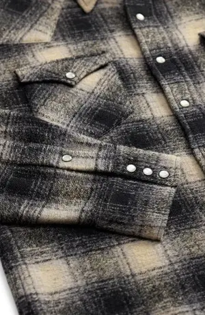 Double Rl Jacquard Wool Blend Shirt