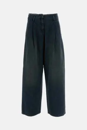 GOLDEN GOOSE Wide Leg Journey Denim Pants - Multicolor