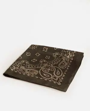 GOLDEN GOOSE Foulard Paisley Print Silk - Multicolor