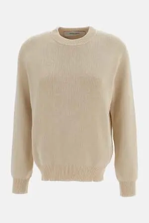 GOLDEN GOOSE Crewneck Sweater With Back Logo - Multicolor