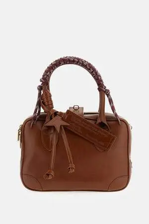 GOLDEN GOOSE Vita Leather Bag With Charms - Multicolor