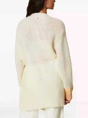 TWINSET Myfo Two-tone Wool Blend Cardigan
