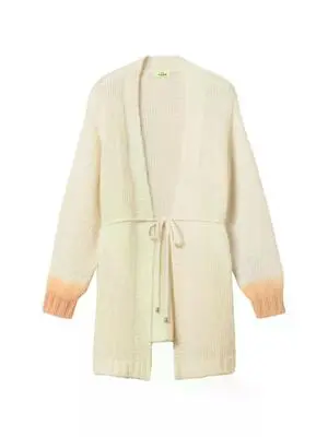 TWINSET Myfo Two-tone Wool Blend Cardigan