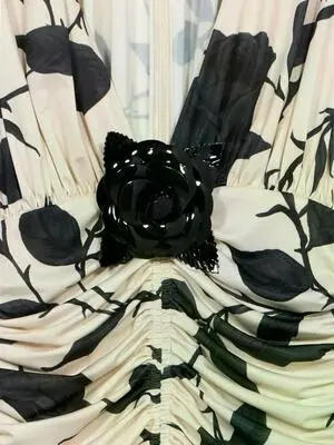 BLUMARINE Floral-print Ruched Blouse