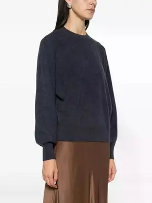 Brunello Cucinelli Ribbed-knit Raglan-sleeve Sweater