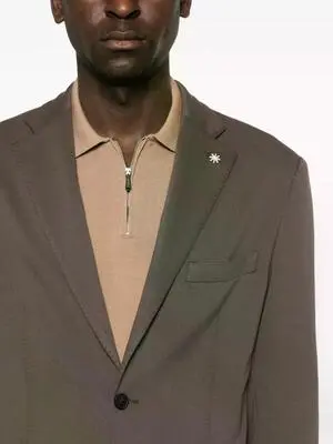 MANUEL RITZ Nuvola Button-up Blazer
