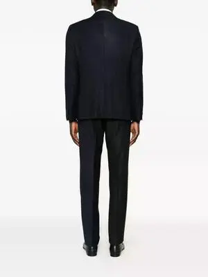 MANUEL RITZ Check-pattern Single-breasted Suit