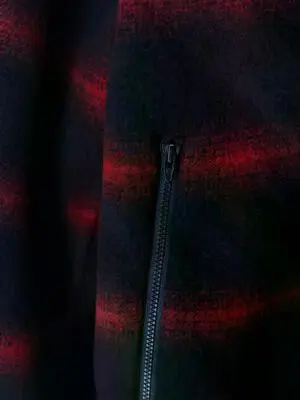 Balenciaga Check-pattern Quarter-zip Jacket