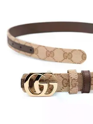 GUCCI Cut Gg Marmont Reversible Belt