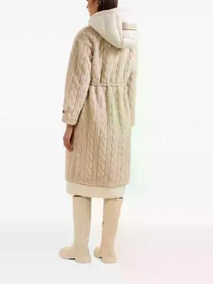 Rudsak Oriana Cable-knit Faux-fur Coat