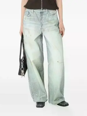 WON HUNDRED Lyon Printed Baggy Jeans