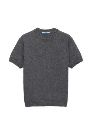 Prada Short-sleeved Cashmere Sweater