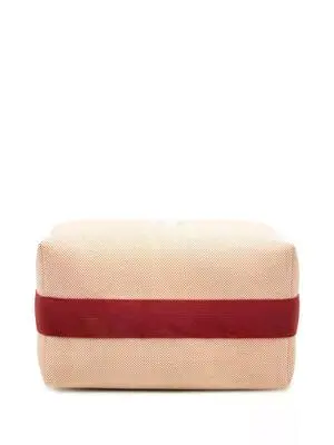 Hermès 2010-2026 Large Toile Bride A Brac Cabriole Case Vanity Bag