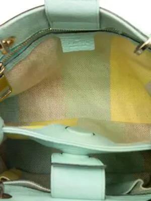 Gucci 2000-2015 Small Raffia Bamboo Shopper Satchel