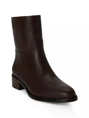 Ralph Lauren Kyle Logo-embossed Leather Ankle Boots