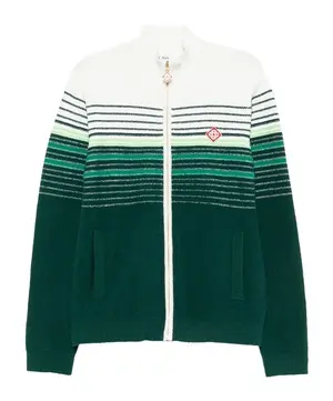 Casablanca Striped Zip-up Jacket - No