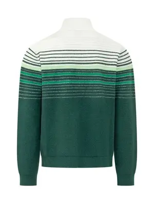 CASABLANCA Striped Zip-up Jacket