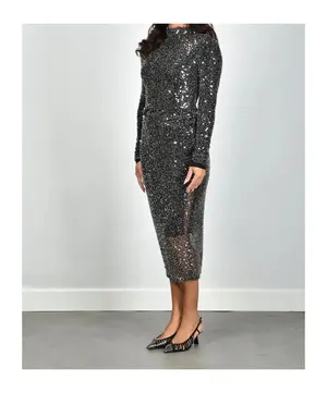 Isabel Marant Étoile Nejany Sequin-embellished Midi Skirt