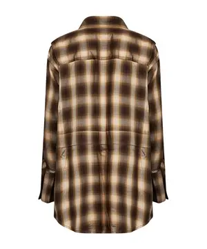 Co Long-sleeved Plaid Shirt