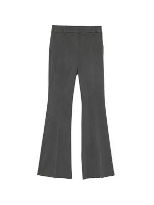 PENNYBLACK Belt-loop Flared Trousers - Grey