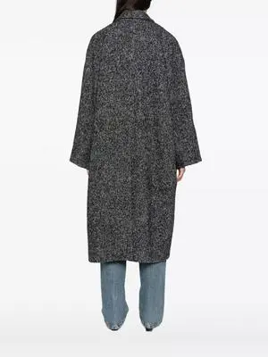 LIBERADD Herringbone Double-breasted Coat