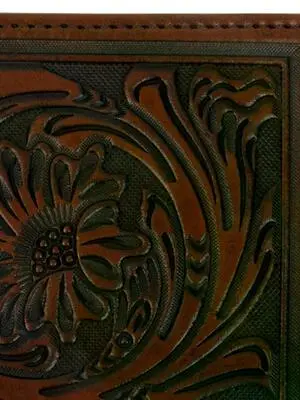 Stetson Floral-embossed Bifold Wallet