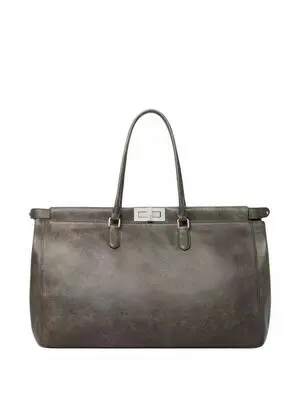 FENDI Peekaboo Tote Bag - Grey