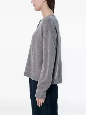 Max Mara Button-placket Knit Sweater