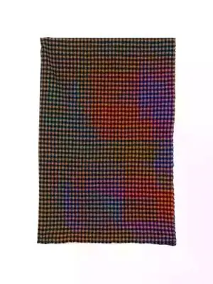 DANIELA GREGIS Check Cashmere Scarf