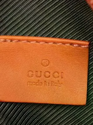 Gucci 2000-2015 Gg Canvas Trimmed Suede Pouch