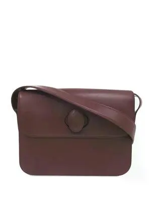 Cartier 1980-1990 Leather Must De Crossbody Bag - Red