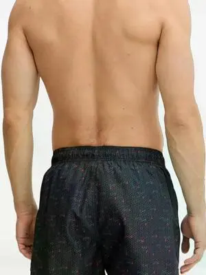 EA7 EMPORIO ARMANI Logo-print Drawstring Swim Shorts