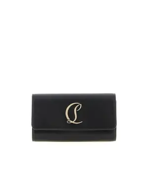 CHRISTIAN LOUBOUTIN Loubi54 Foldover Top Wallet - Black