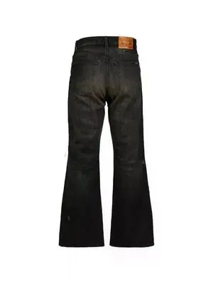 KAMIYA Repaired Wide-leg Jeans