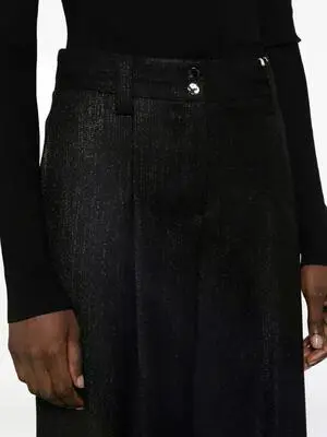 PENNYBLACK Glitter-effect Wide-leg Trousers