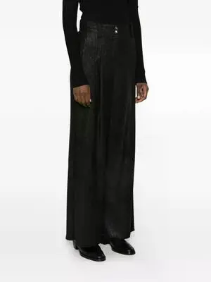 PENNYBLACK Glitter-effect Wide-leg Trousers