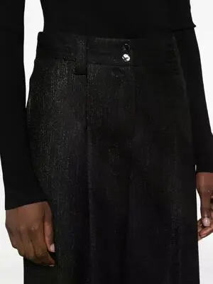 PENNYBLACK Glitter-effect Wide-leg Trousers
