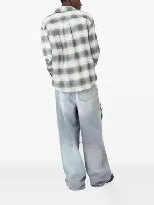 WON HUNDRED Pete Check-pattern Shirt